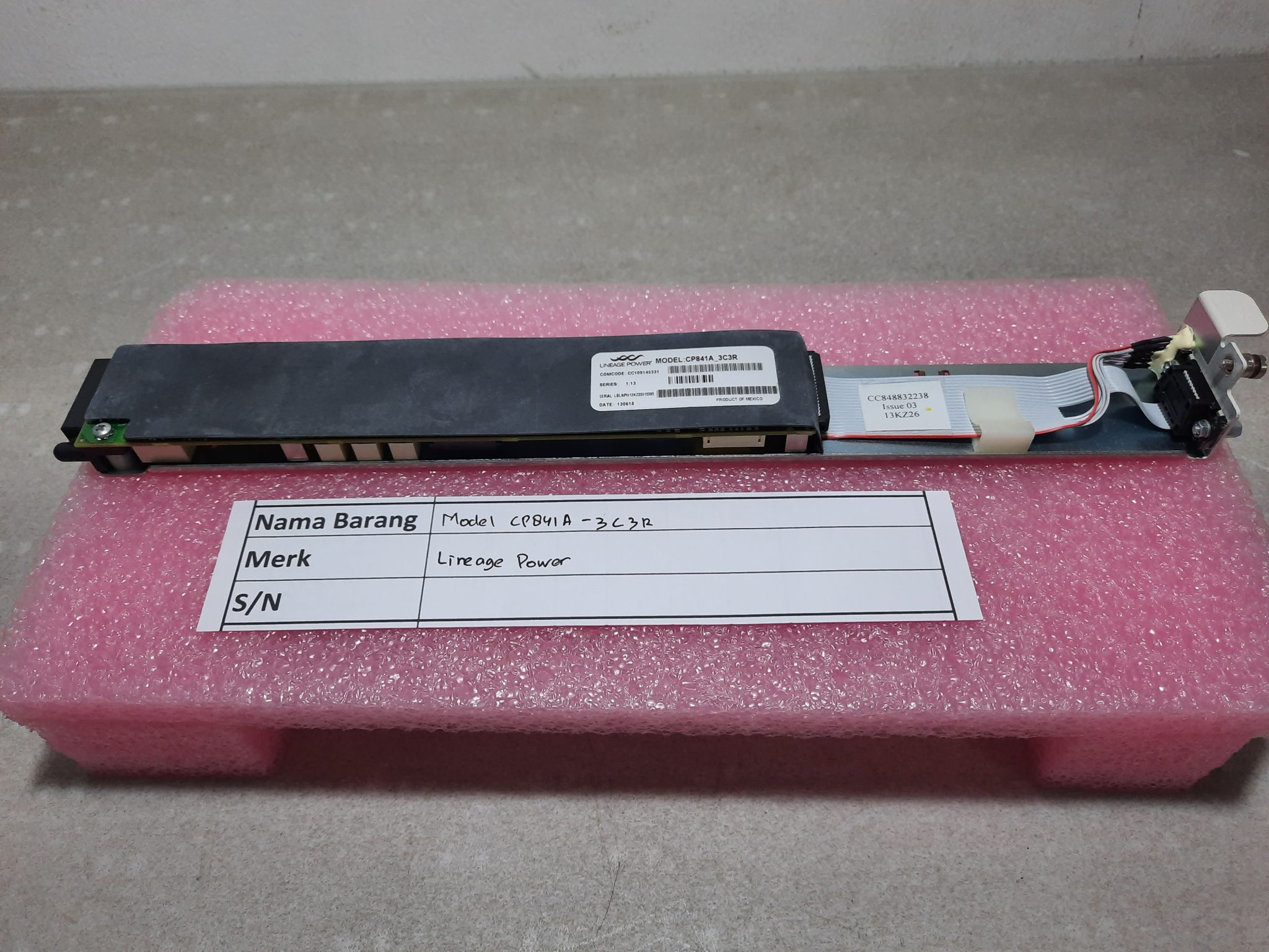 Model CP841A-3C3R Lineage Power – [KAS]